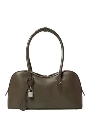 Stella McCartney Ryder Engraved Shoulder Bag - Green