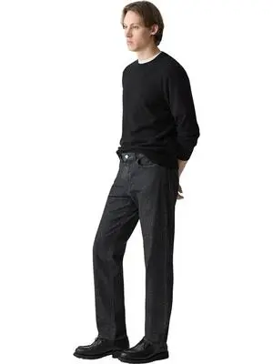 Theory Standard Straight-leg Jean - Dark Grey Rinse