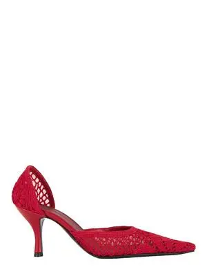 Magda Butrym Crochet Pump - Red