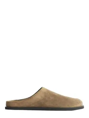 Everlane Suede Clog - Farro