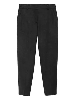 Eleventy Metallic-detail Trousers - Grey