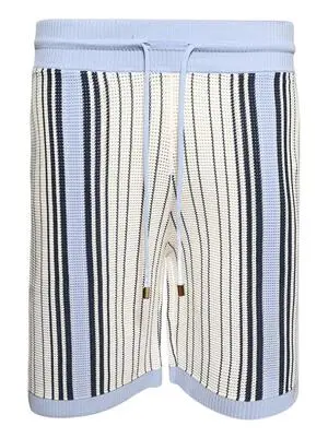 Amiri Script Stripe Shorts - Blue