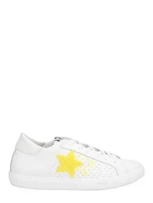 2STAR Leather Low-top Sneakers - White