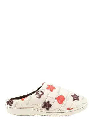 MASU X Subu Printed Mules - Neutrals