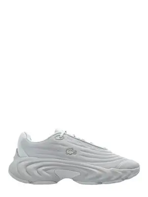Lacoste Textured Chunky Sole Sneakers - Grey