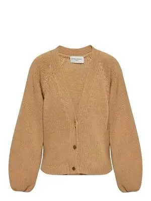 Officine Générale Balloon-sleeve Cardigan - Neutrals