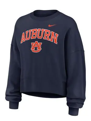 Nike Auburn Phoenix Arch College Pullover Crew - Blue
