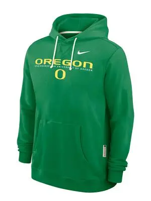 Nike Oregon Sideline Dri-fit College Pullover Hoodie - Green