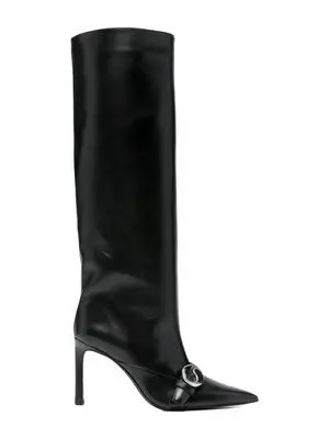 Coperni Knee-high Pointed-toe Stiletto Boots - Black