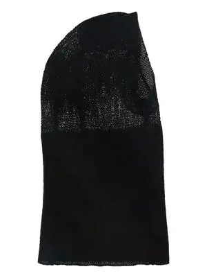 ANN DEMEULEMEESTER Mohair-silk Blend Balaclava - Black