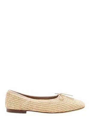 MANSUR GAVRIEL Raffia Ballet Flats - Neutrals
