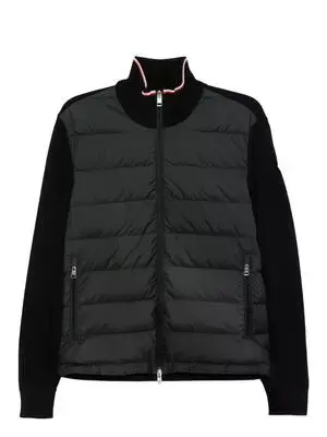Moncler Padded Zip-up Jacket - Black