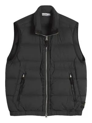 Stone Island Seamless Tunnel Nylon Down-tc Vest - Black