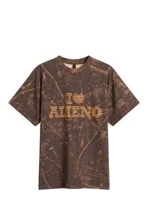 NO PROBLEMO I Love Alieno Camo T-shirt - Multi
