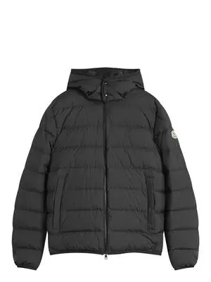 Moncler Montbrocq Jacket Tape Logo Seam - Black