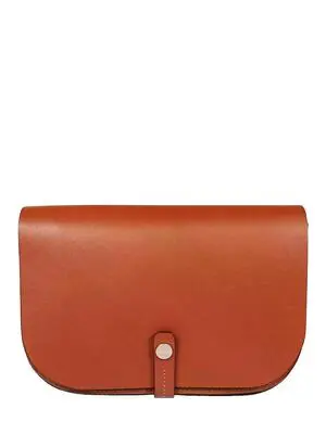 Il Bisonte Flap Closure Leather Shoulder Bag - Brown