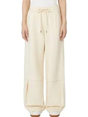 MM BY MAX MARA Panfilo Tie Waist Wide Leg Pants - Ivory