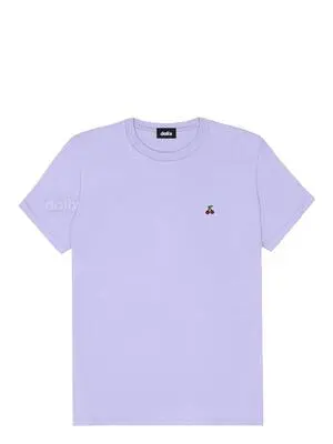 DALIX Lil Cherry Jersey Tee - Dark Lavender