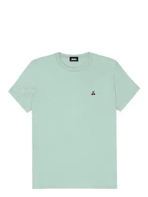 DALIX Lil Cherry Jersey Tee - Dusty Blue