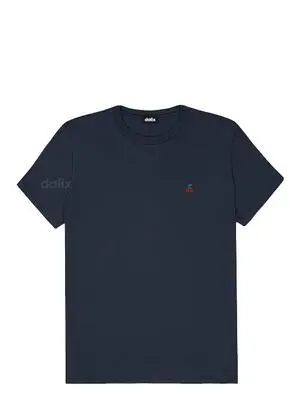 DALIX Lil Cherry Jersey Tee - Navy Blue