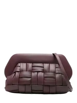 THEMOIRE Bios Woven Clutch Bag - Purple