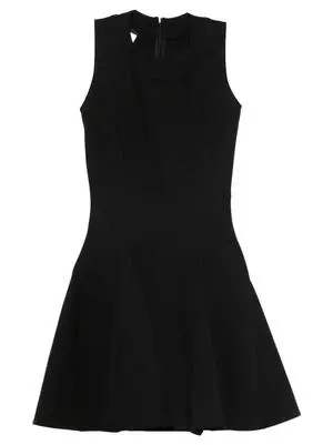 HAMZA Sleeveless Skater Mini Dress