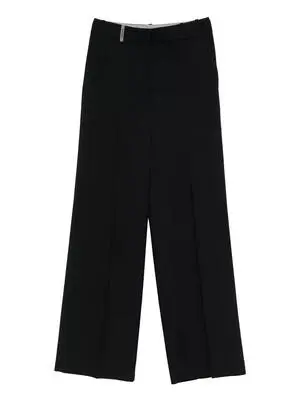 Peserico Wide-leg Trousers - Black