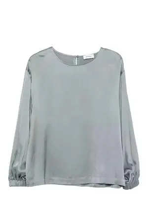 OTTOD'AME Round-neck Blouse - Grey