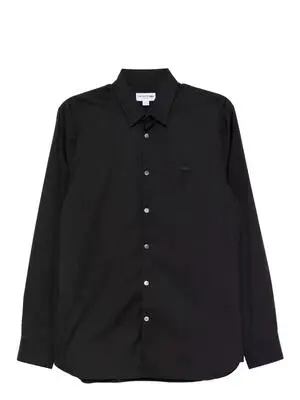 Lacoste Logo-appliqué Shirt - Black