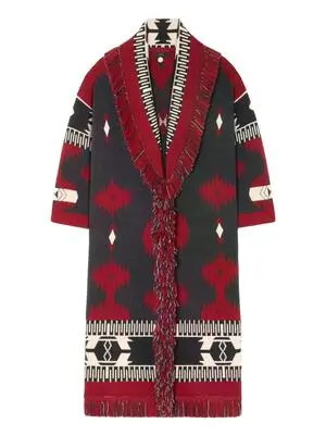 ALANUI Icon Jacquard Fringed Coat