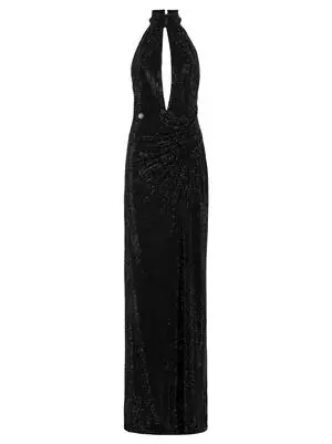 Philipp Plein Backless Maxi Dress - Black