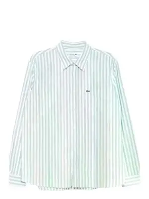 Lacoste Logo-appliqué Cotton Shirt - White
