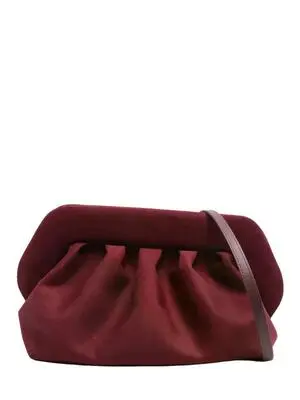 THEMOIRE Bios Pleated Clutch Bag - Red