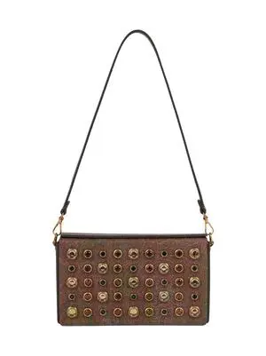 Etro Paisley Jewel-studs Mini Bag - Brown