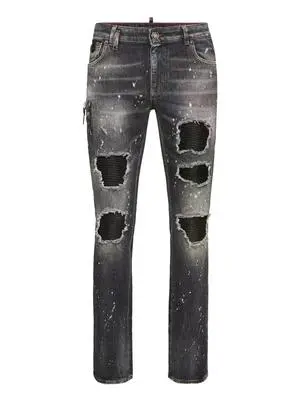 Philipp Plein Distressed Jeans - Grey