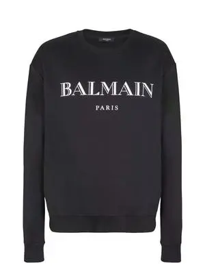 Balmain Logo-print Sweatshirt - Black