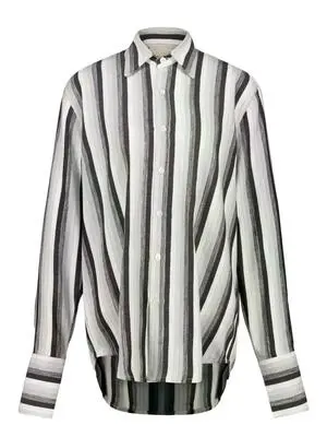 MARRAKSHI LIFE Striped French-cuff Shirt - White