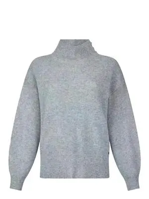 Liu Jo Ribbed Puff-sleeve Sweater - Grey