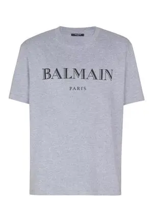 Balmain Logo-print T-shirt - Grey