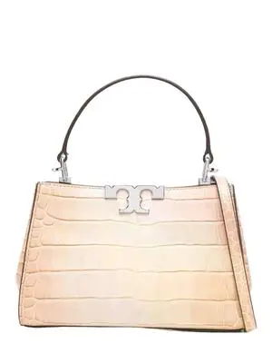 Tory Burch Mini Eleanor Embossed Handbag - Neutrals