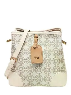 V°73 Harriet Monogram Bucket Bag - Grey