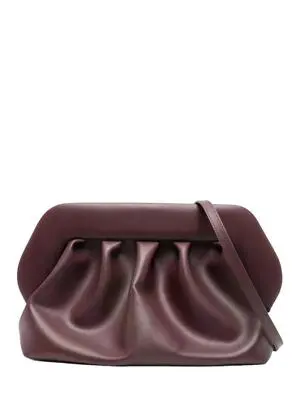THEMOIRE Bios Pleated Clutch - Purple