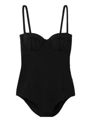 ESSE STUDIOS Stretch-Jersey Bodysuit Black