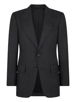 TOM FORD Virgin Wool Shelton Blazer - Grey