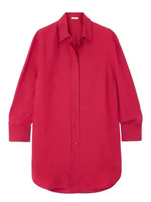 ERES L'intemporel Mignonette Linen Shirt - Red