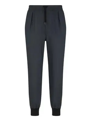 TOM FORD Cotton-silk Drawstring Sweatpants - Black