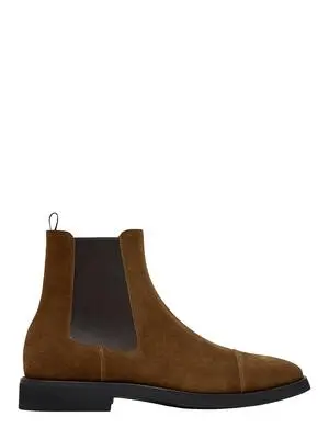 TOM FORD Suede Chelsea Boots - Brown