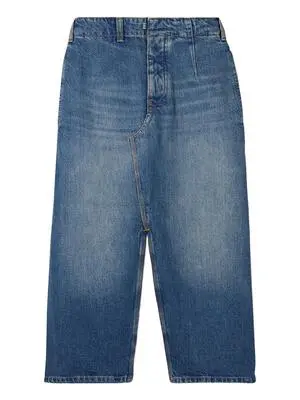 Victoria Beckham Denim Midi Skirt - Blue
