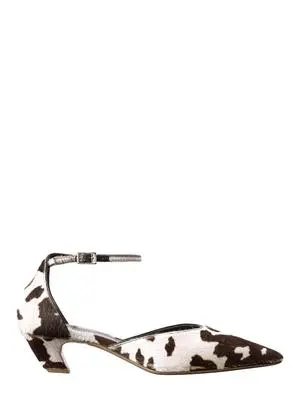 Le Monde Beryl Victoria Cow-print Calf Hair Pumps - Multi