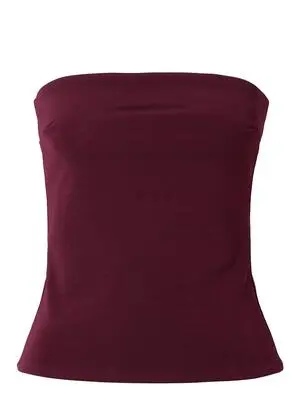 ESSE STUDIOS Illi Strapless Top - Burgundy